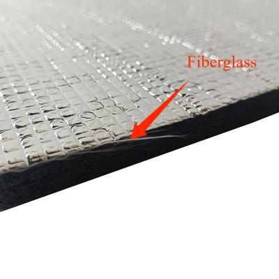 China Fiberglass Aluminum Foil XPE Foam Flame Retardant Self Adhesive HVAC Insulation Foam 5-25mm Thickness for sale