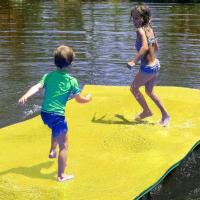 China Direct Factory Water Floating Pad 3 Layer Thick XPE Foam Float Mat Swimming Pool Lake for sale