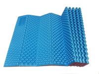 China Stock Water Moisture Proof Outdoor Folding IXPE Foam Mats Accordion Type With Slastic Strap Compact mattress for sale