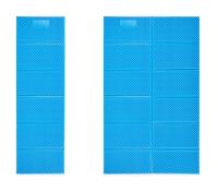 China Waterproof Double Folding Sleep Mats Aluminum Film Closed cell Foam Sleeping Pad For Camping 2 Person for sale