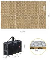 China Double Sleeping Pad  foam fold mat, Camping Mat for Hiking Backpacking for sale