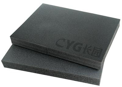 China Black Fire Retardant Insulation Foam 12mm / 15mm Thickness With Aluminium Foil for sale