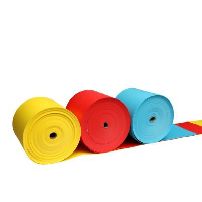 China Lightweight  colorful PE Foam Roll heat absorbing sheets cross-linked pe for sale