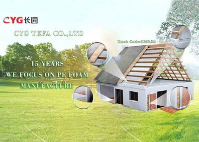 China Wall / Floor Waterproof Construction Heat Insulation Foam 0.035W/MO Thermal Conductivity for sale