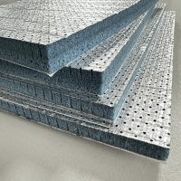 China Semi Open Cell Polyolefin PO Acoustic Foam with Aluminum Foil Layer and Adhesive Backing Premium Noise Reduction Insulation Boards Fire Resistant and Easy to Install for Ventilation Systems for sale