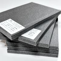 China Black Semi Open Cell PO Foam Insulation Sheets With Composite Base Excellent Sound And Heat Insulation Performance Suitable For Air Duct Systems Ventilation Pipes And Various Construction Fields for sale