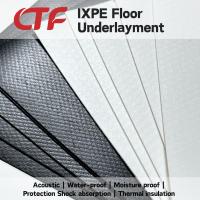 China Moisture Proof Silent IXPE Cushion Underlay Pad Apartment Flooring Accessory for PVC SPC Floors Hotel Hospital Construction Use for sale