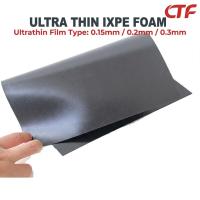 China Thin IXPE Foam Roll 0.15mm 0.2mm 0.3mm Gum Backed Waterproof Insulation Sheet for Tapes and Electronic Industry Use for sale