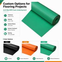 China IXPE Foam Floor Underlayment Sound Absorbing Moisture Resistant Cushion for PVC SPC Vinyl Flooring Ideal for Apartments Hotels and Hospital Renovation for sale