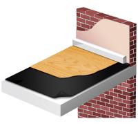 China IXPE Foam Floor Underlayment Sound Absorbing Moisture Resistant Cushion for PVC SPC Vinyl Flooring Ideal for Apartments Hotels and Hospital Renovation for sale