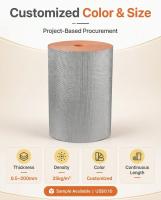China Flame Retardant Aluminum Foil Laminated XLPE Foam Insulation Roll Heat Barrier Sheet for Hotel Commercial Building HVAC Duct System for sale