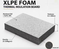 China Aluminum Foil Laminated XLPE Foam Insulation Sheet Flame Retardant Heat Barrier for Hotel Commercial HVAC Duct System for sale