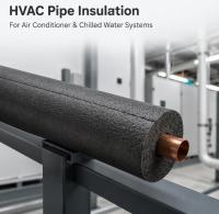 China Premium NBR Rubber Foam Insulation Tube for Industrial Thermal Retention and Energy Efficiency HVAC Pipeline Thermal Protection for sale