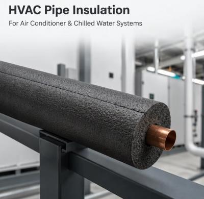 China Premium NBR Rubber Foam Insulation Tube for Industrial Thermal Retention and Energy Efficiency HVAC Pipeline Thermal Protection for sale