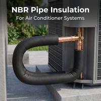 China NBR Rubber Foam Insulation Tube Premium Thermal Barrier for HVAC Pipeline Thermal Retention Energy Efficiency Industrial Heat Conservation for sale