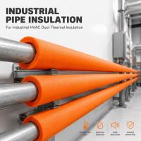 China High Performance IPO Seamless Cross Linked Polyolefin Foam Pipe Thermal Insulation for HVAC Duct Air Conditioning Welding Pipe and Kitchen Systems for sale