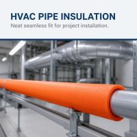 China uality IPO Seamless Cross Linked Polyolefin Foam Insulation Pipe Suitable for HVAC Duct Air Conditioner Welding and Kitchen Piping for sale