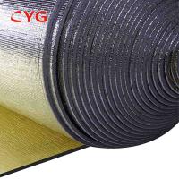 China 12 mm 15 mm 19 mm 25 mm One Side Adhesive  Aluminum Film PE / Polyolefin Foam for sale
