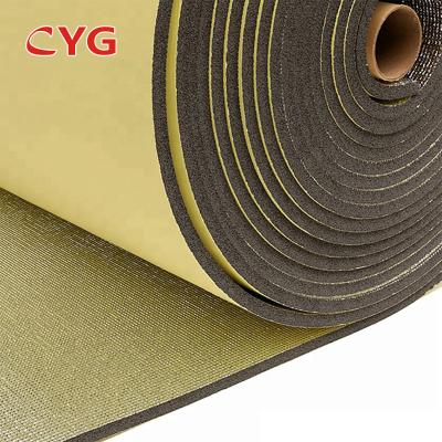 China 12 mm 15 mm 19 mm 25 mm One Side Adhesive  Aluminum Film PE / Polyolefin Foam for sale