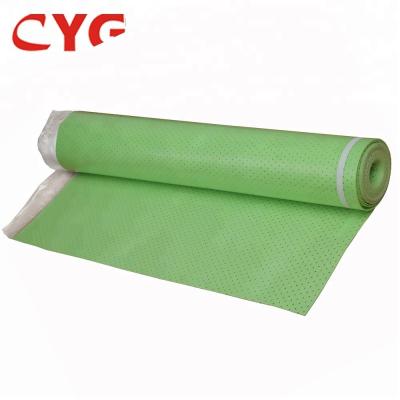 China 2mm IXPE foam acoustic underlay with holes for sale