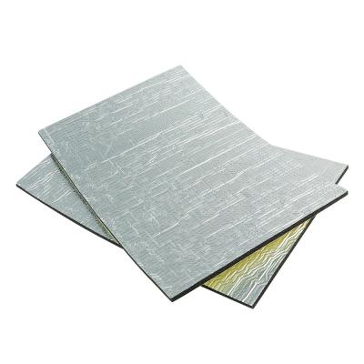 China Self Adhesive One Side Fire Retardant Polyurethane Foam Custom With Aluminium Foil for sale