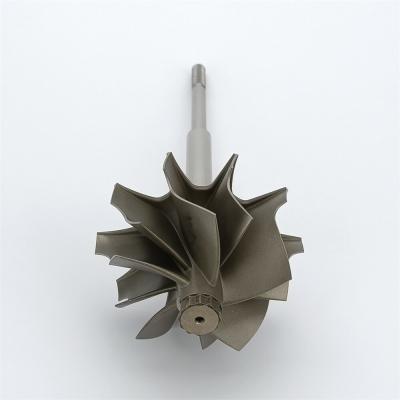 China HX40W Turbo Upgrade 5+5 Blades Turbine Wheel Shaft 3596226 4050572 For 4049355 Turbochargers for sale