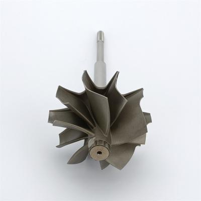 China HX40 turbo upgrade 5+5 blades Turbine wheel shaft 3595245 for 3792521 4038409 4032790 4041180 turbochargers for sale