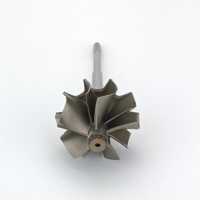 China G25 G25-550 G25-660 Reverse 5+5 Blades Upgrade Turbo Turbocharger Turbine Wheel Shaft 860761-0002 for sale