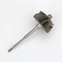 China MS-TECH Turbo GTP38R Upgrade Turbine wheel shaft  Ind 76.2mm Exd 67.7mm Blades 5+5 for sale