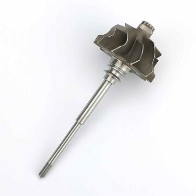 China MS-TECH Turbo RHF5B Upgrade Turbine wheel shaft  Ind 53mm Exd43mm Blades 5+5 for sale