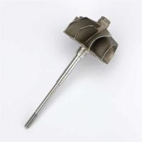China MS-TECH Turbo G35 Upgrade Turbine Wheel Shaft 879618-2  For 880696-5001S, 880696-5002S Ind 68mm Exd62.32mm Blades 5+5 for sale