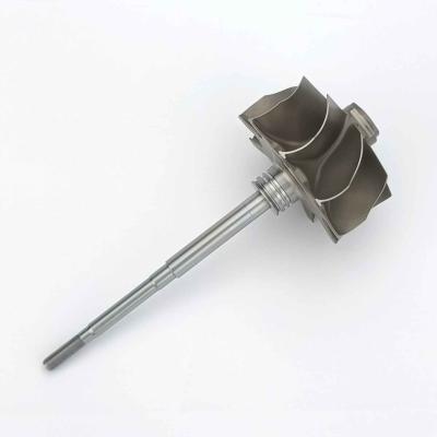 China MS-TECH Turbo G40 Turbine Wheel Shaft 870630-3 FOR 860777-1/2/3 Ind 47.2mm Exd41.2mm Blades 5+5 for sale