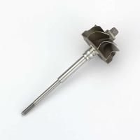 China MS-TECH Turbo KP35 Dual Ring Reverse Turbine Wheel Shaft Ind 34.7mm Exd31mm Blades 8 Length84mm for sale