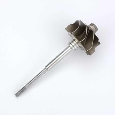 China MS-TECH Turbo TD08 Dual Ring Reverse Turbine Wheel Shaft Ind 74.2mm Exd 64.95mm Blades 10 Length151mm for sale