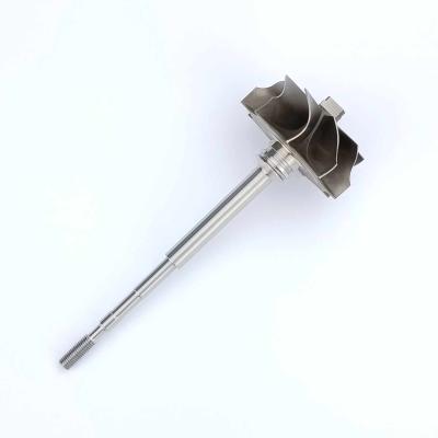 China MS-TECH Turbo K26/K27 Turbine Wheel Shaft Ind 64.4mm Exd 54.55mm Blades 9  lengeh 145.5mm for sale