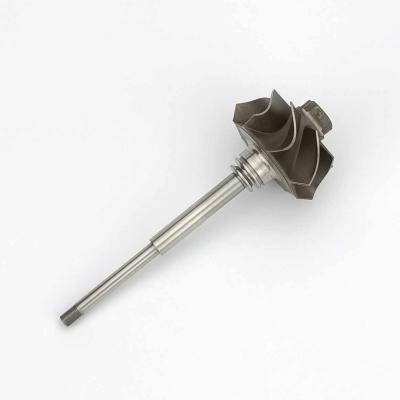 China MS-TECH Turbo RHF4 Turbine Wheel Shaft VL25 VV11 Ind 44.14mm Exd 35.55mm Blades 8 for sale
