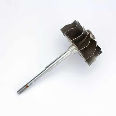 China MS-TECH Turbo HX83 Turbine Wheel Shaft 3595589 Ind 125mm Exd 111.7mm Blades13 for sale