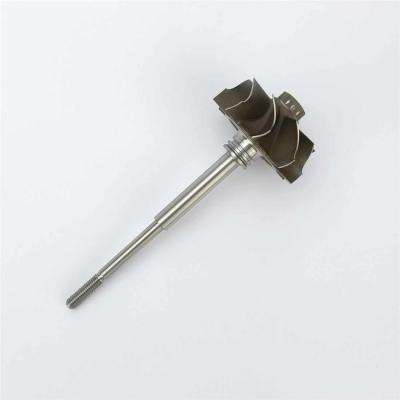China MS-TECH Turbo S100 Turbine Wheel Shaft 318167 318281 11539880003 Fit Turbos  Ind 52.65mm Exd 45mm Blades9 for sale