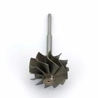 China MS-TECH Turbo RHF55 Turbine Wheel Shaft VF30 VF35 Fit Turbos  Ind 53mm Exd 48.1mm Blades 11 for sale
