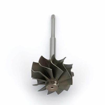 China MS-TECH Turbo RHF55 Turbine Wheel Shaft VF30 VF35 Fit Turbos  Ind 53mm Exd 48.1mm Blades 11 for sale