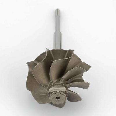 China MS-TECH Turbo RHF5 Turbine Wheel Shaft IS38 06K145722H Fit Turbos Ind 54.74mm Exd 47.45mm Blades 8 for sale