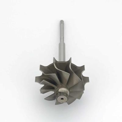 China MS-TECH Turbo CT26 Turbine Wheel Shaft 17201-36010 Fit Turbos  Ind 59.7mm Exd 48mm Blades 10 for sale