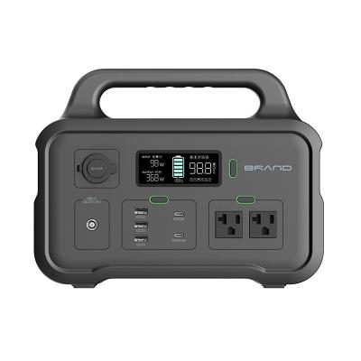 China Outdoor Lithium Battery Power Station , 600W Pure Sine Wave Solar Generator for sale