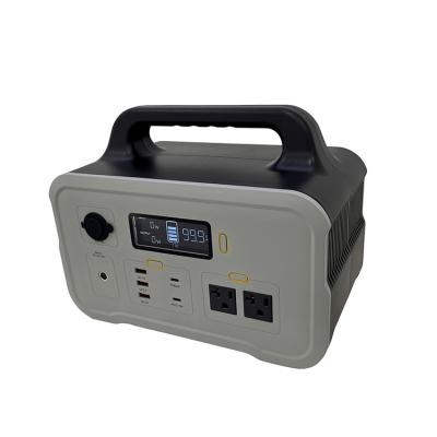 China 626Wh lithium battery portable power station 110V 220V for outdoor camping for sale