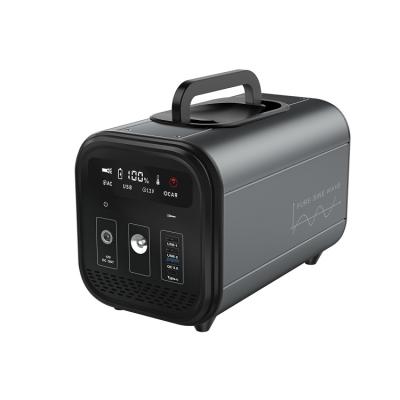 China Aluminum Alloy Mini portable Power Station LiFePO4 Solar Generator For CPAP for sale