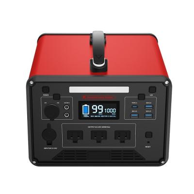 China FCC 1KW Rechargeable Portable Power Supply For Camping Practical for sale