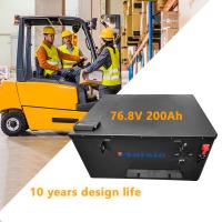 China 76.8v 200ah Lifepo4 Rechargeable Lithium Ion Battery for Forklift with Large Capacity for sale