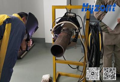 China Thermal Power Plate Pipe Auto Welding Machine 63-168mm OD with 400A Power Supply and 10