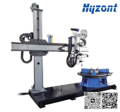 China Vertical Cladding Welding System with 500 amp Pulsed-TIG Power Source and 15 Ton Turntable for Industrial Applications for sale