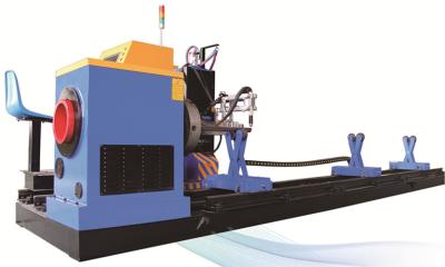 China 5 Axis CNC Pipe Profile Cutting Machine CNCXG600-V 630mm OD Plasma Flame Cutter for sale